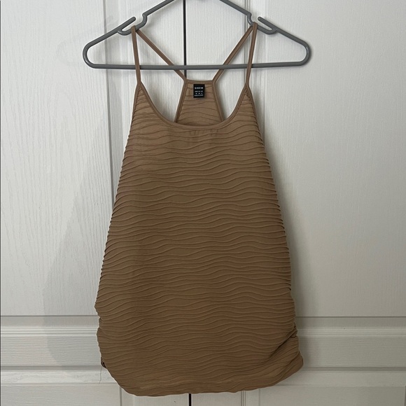 SHEIN | Tops | Shein Tan Textured Tank Top | Poshmark